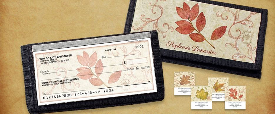Personal Check Accessories in matching designs | Current Catalog